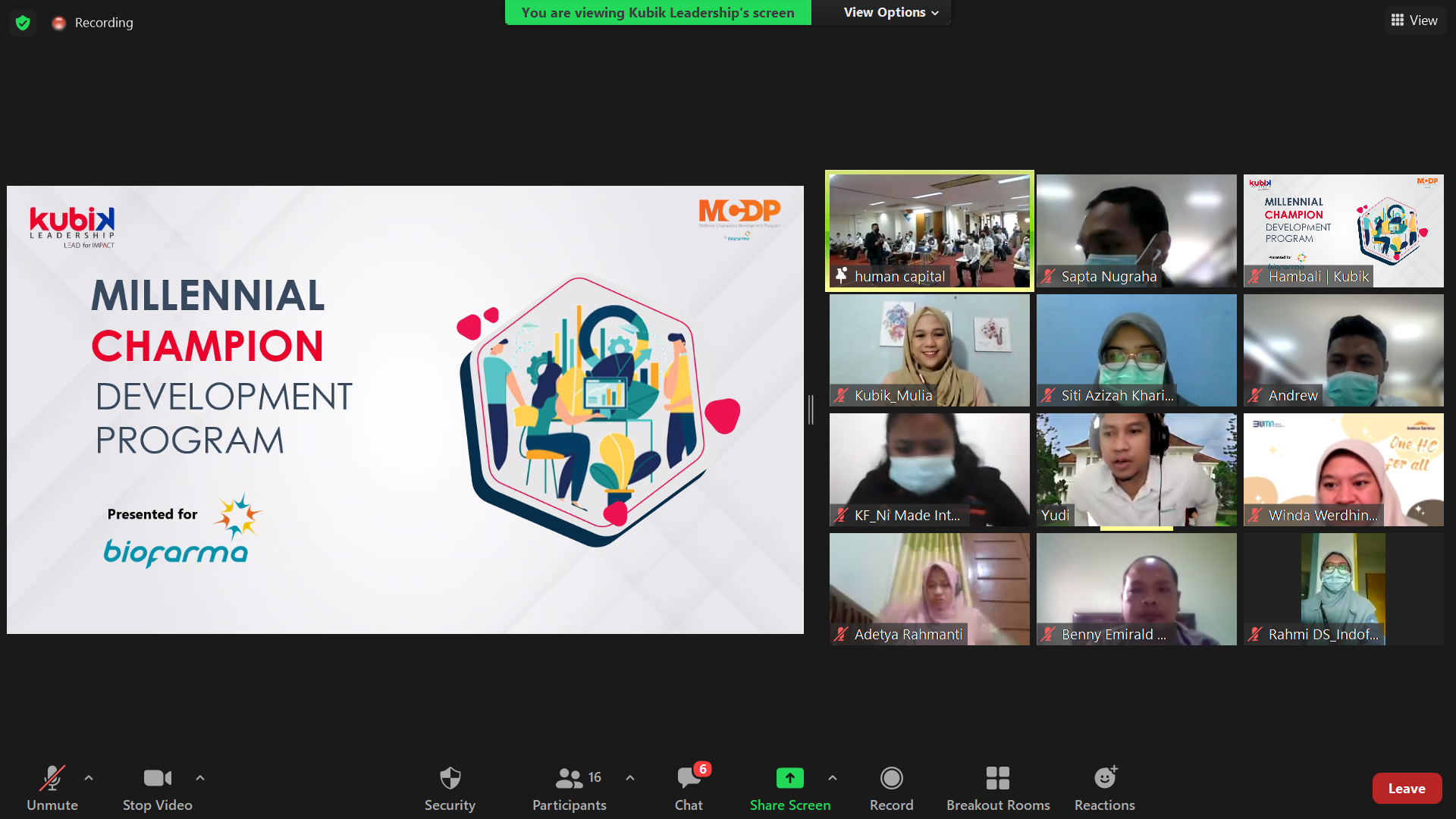 Millennial Champion Development Program - Biofarma – Kubik Leadership